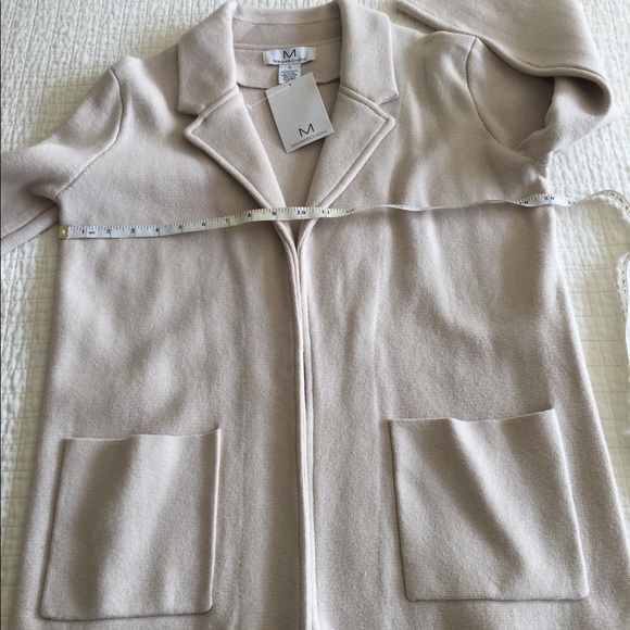 Magaschoni | Jackets & Coats | Nwt Magaschoni Tan Cardigan Jacket ...